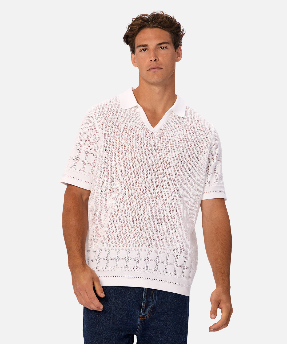 The New Venezia Polo - Cream – Industrie Clothing Pty Ltd