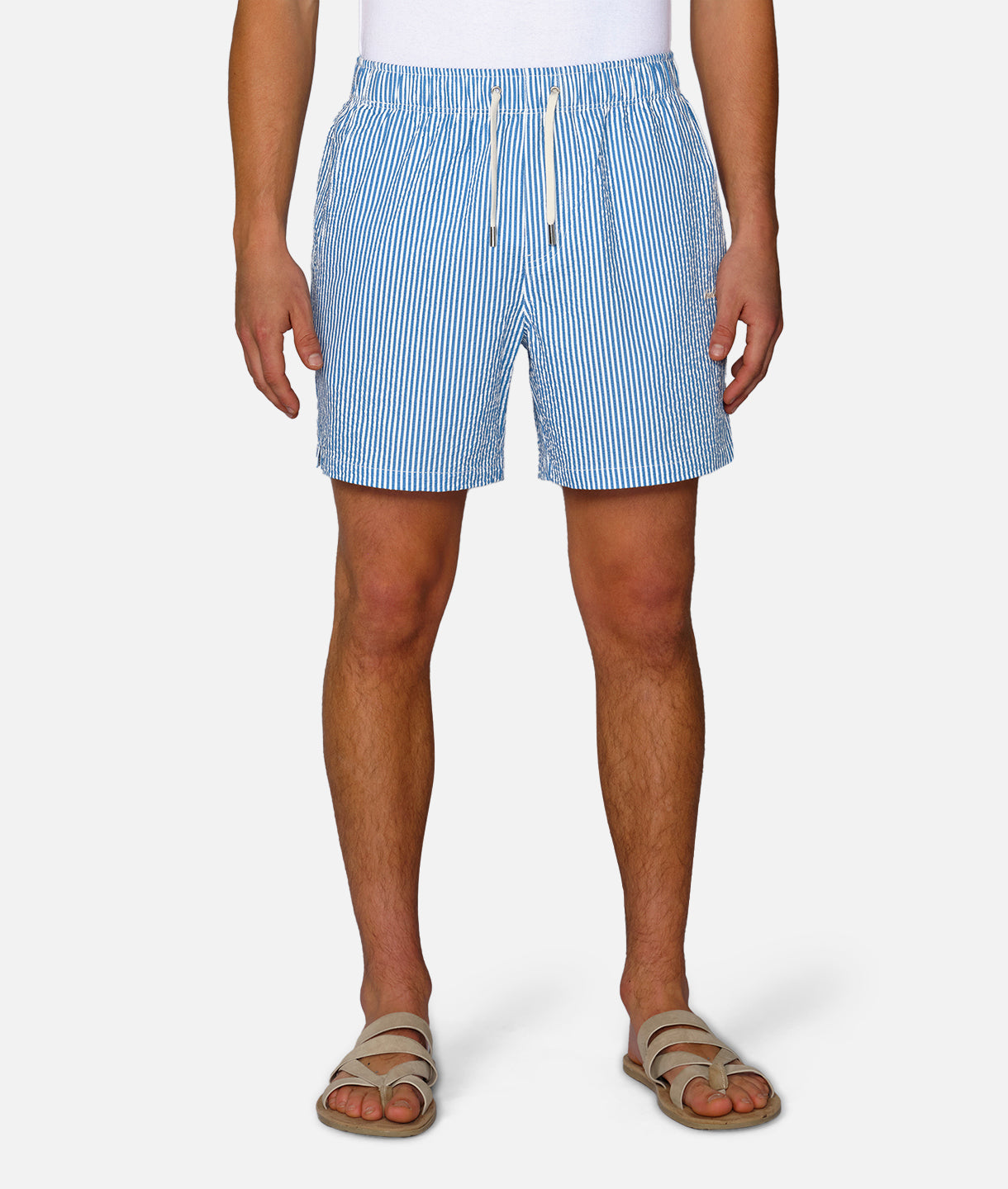 The Coressia Swim Trunk - Royal White – Industrie Clothing Pty Ltd