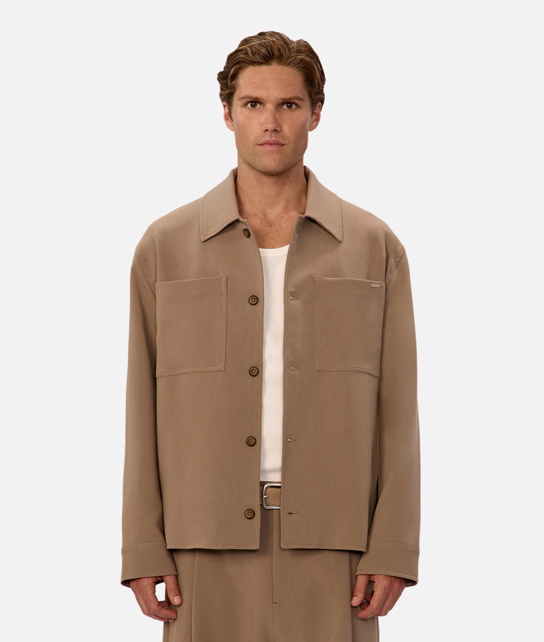 The Lusso Jacket - Sandrift – Industrie Clothing Pty Ltd