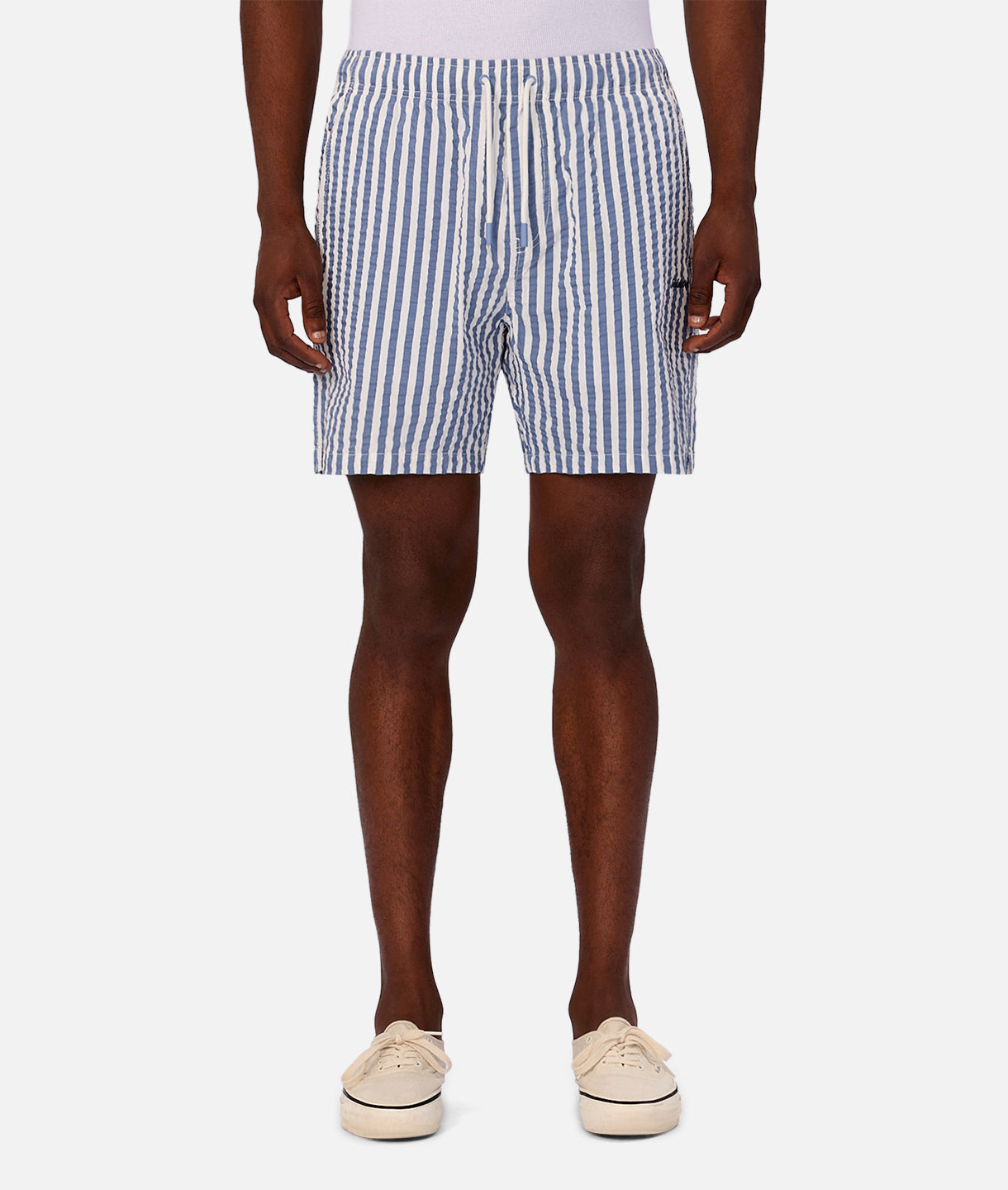 The Bel Air Swim Short - Blue / White – Industrie AU